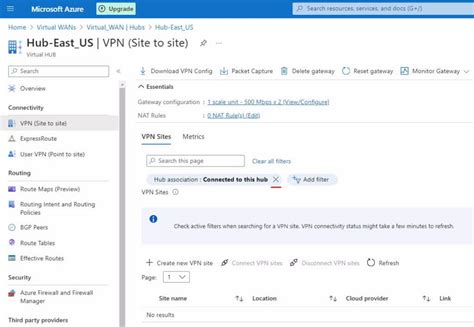 Setting Up Site To Site Vpn Connectivity From Oci To Azure Virtual Wan