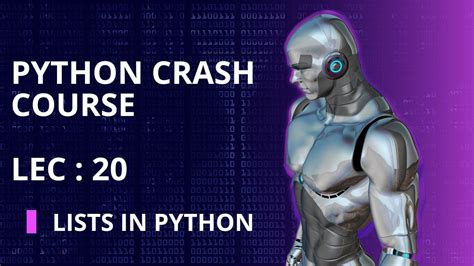 python lists an introduction for beginners lecture 20 in urdu