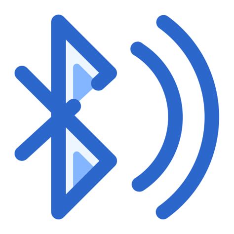 Bluetooth Connection Mobile Network On Icon