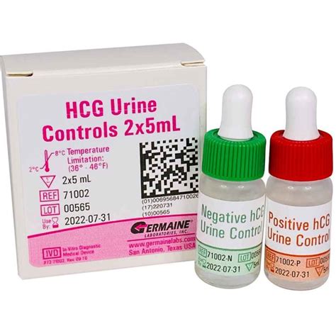 Hcg Urine Controls 2x5ml Germaine Laboratories