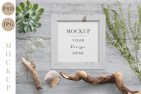 Mock Up Frame PSD File With Smart Object