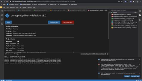 Svt Error Toggling Logs Response Code 500 Internal Server Error · Issue 3062 · Eclipse