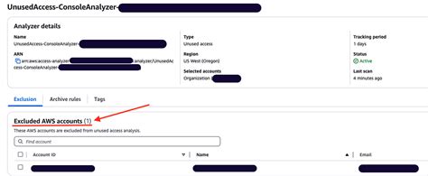 tuto startup customize the scope of iam access analyzer unused access ana
