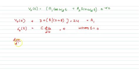 a for the circuit in fig p8 31 find v0 for t ≥0 b show that your