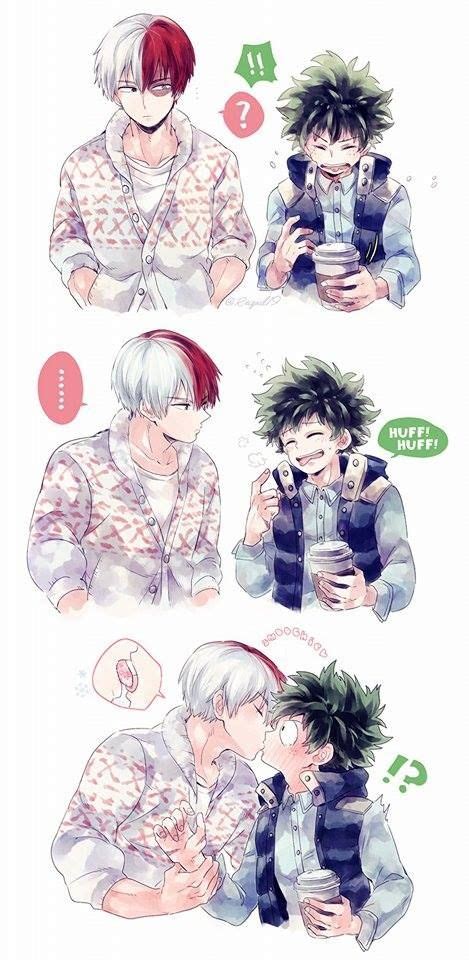 Boku No Hero Academia Todoroki Shouto Midoriya Izuku Tododeku