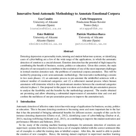 Innovative Semi Automatic Methodology To Annotate Emotional Corpora