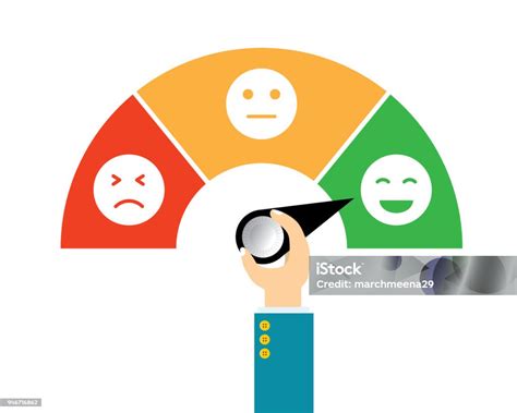 벡터 일러스트 레이 션 아이콘 이모티콘 플랫 디자인입니다 개념 피드백 서비스 고객 경험 등급 규모 고객에 대한 스톡 벡터 아트 및 기타 이미지 Istock
