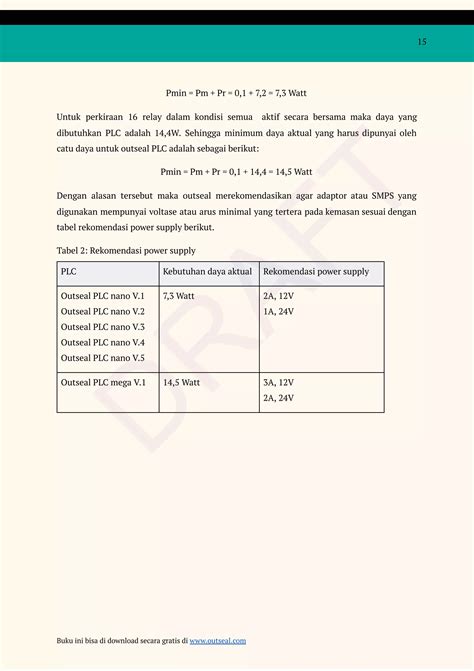 Outseal Plc Draft Revision 2 Para Plc Arduino Pdf