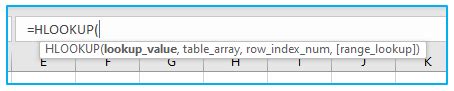 How To Use HLOOKUP Function In Excel
