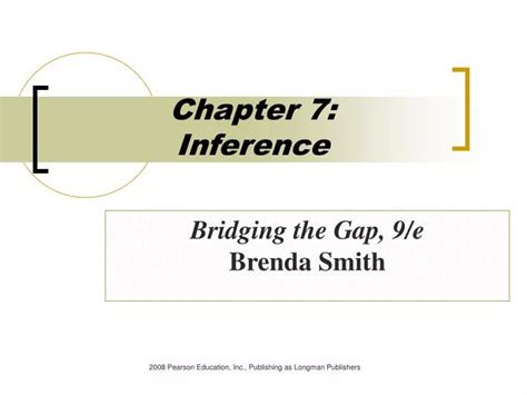 PPT Chapter 7 Inference PowerPoint Presentation Free Download ID 210668