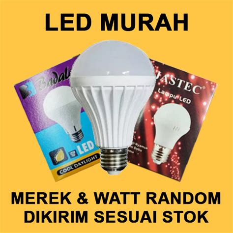 Jual Lampu LED Kapsul Garansi W W W W Kapsul Super Terang Putih Daylight Shopee Indonesia