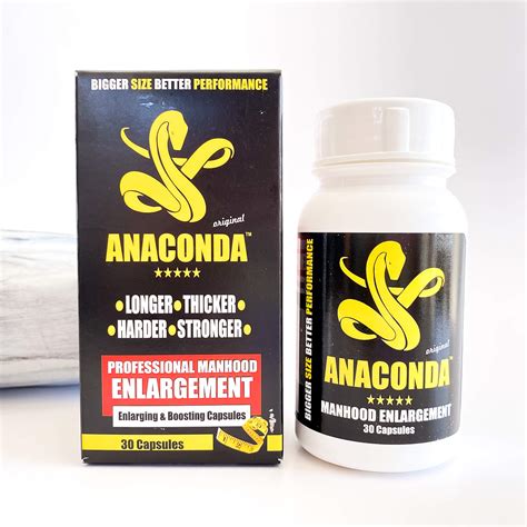 Anaconda Male Enlargement Capsules 30s 4play Essentials