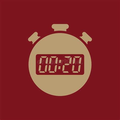 The 20 Seconds Minutes Stopwatch Icon Clock And Watch Timer
