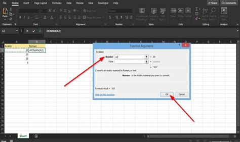 How To Use The ROMAN Function In Excel