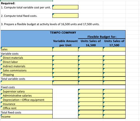 Solved Required 1 Compute Total Variable Cost Per Unit 2 Chegg Com
