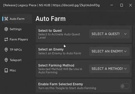 Legacy Piece Script Autofarm Teleports Roblox Scripter