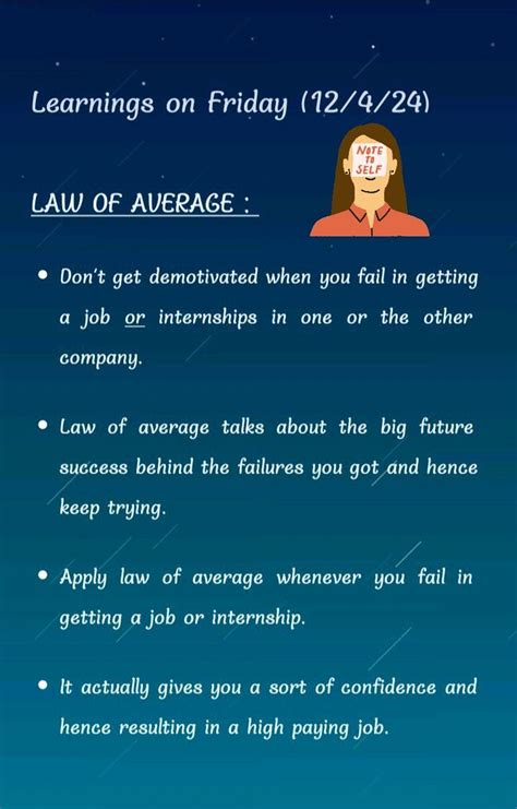 Devi Sri Nagalakshmi Karri On Linkedin Law Of Average