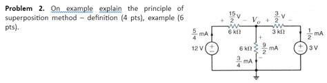 Solved On Example Explain The Principle Of Superposition
