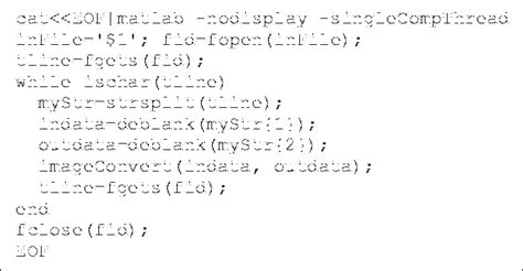 A Wrapper Script Matlabcmdmultish To Accept Multiple Lines Of Input