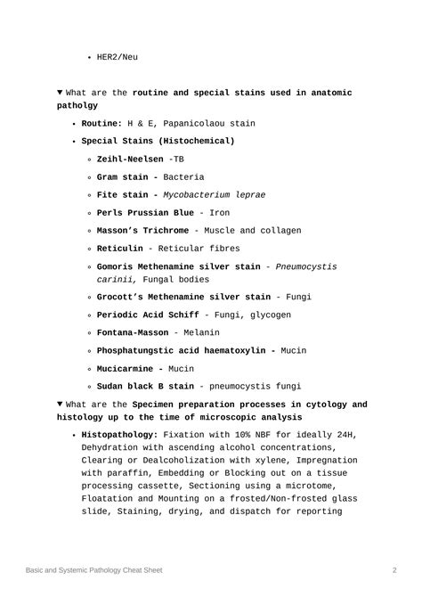 Solution Pathology Basic And Systemic Cheat Sheet Notes And Questions