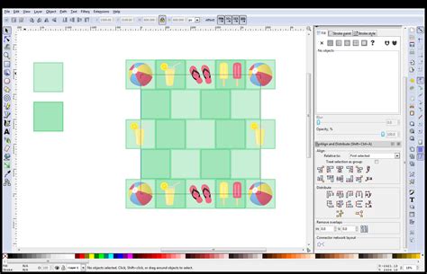 Clown Fish Cafe How To Create Tiling Patterns In Inkscape The Grid Methods