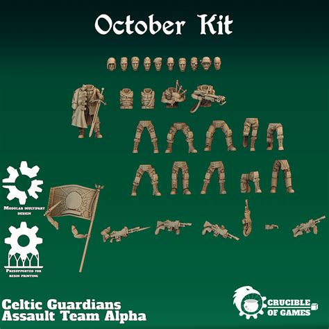 3d File Celtic Guardians Fireteam Alpha 💂・3d Printer Design To Download