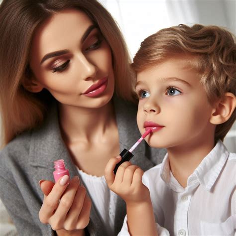 Mother Teaching Her Son The Ways Of Femininity By Crossdresserlena On