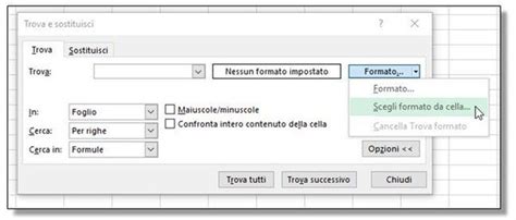 Come Trovare E Sostituire Il Colore Di Tante Celle Contemporaneamente Excel Academy