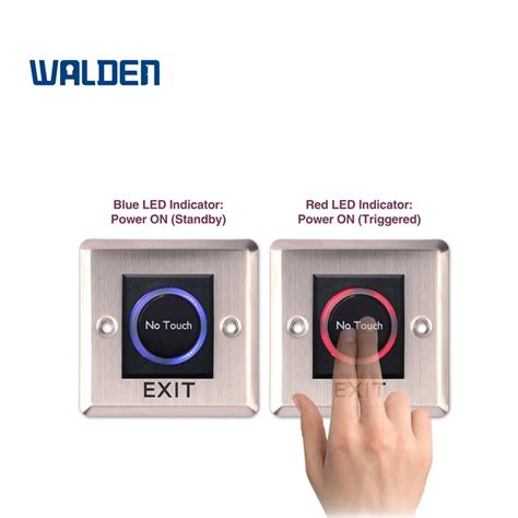 Factory Price Infrared No Touch Door Release Access Control Exit Button Buy No Touch Exit