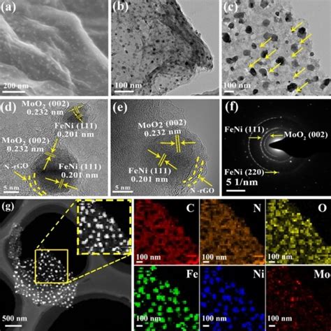 A SEM Image B C TEM Images And D E HRTEM Images Of Download Scientific Diagram