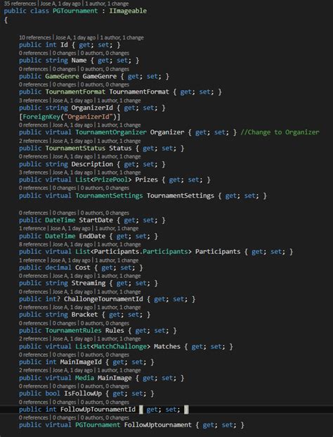 Database Design Entity Framework Code First C Class Separation And