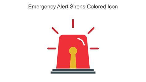 Emergency Alert Sirens Colored Icon In Powerpoint Pptx Png And Editable Eps Format Ppt Presentation