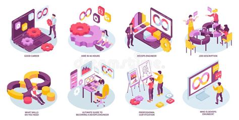 Isometric Devops Stock Illustrations 180 Isometric Devops Stock