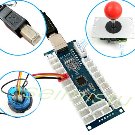 Joystick Encoder Pcb Board Usb Arcade Zero Delay Controller To Pc Ps3