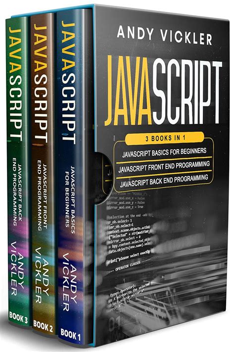 Amazon Javascript 3 Books In 1 Javascript Basics For Beginners Javascript Front End
