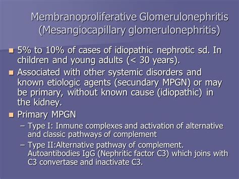 Pathology Of Glomerular Disease Ii Ppt Video Online Download