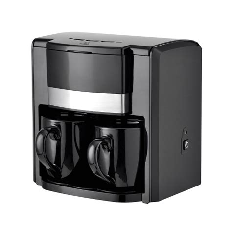 휴대용 미니 두 컵 커피 메이커 세라믹 컵 의 고품질 휴대용 미니 두 컵 커피 메이커 세라믹 컵