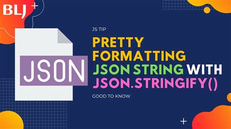 Pretty Formatting Json String With Jsonstriny In Javascript Youtube