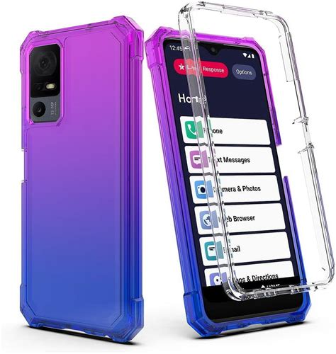 Case For Lively Jitterbug Smart 4 Tcl 40 Xl Tcl 40t [tempered Glass