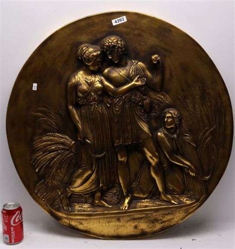 Gilt Plaster Plaque Dixons Auction At Crumpton
