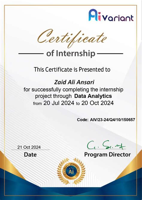zaid ali ansari on linkedin dataanalytics internship datascience careergrowth sql python…