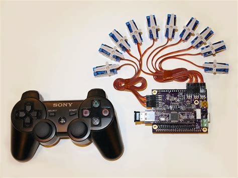 how to use a ps3 controller as a wireless servo and i o controller