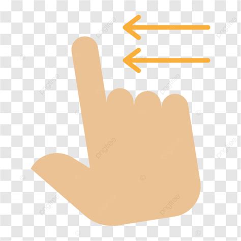 Swipe Left Gesture Vector Swipe Left Gestures PNG And Vector With Transparent Background For