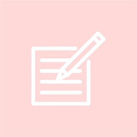 Pink Notes Icon Icono De Ios Imagenes De Whatsapp Fondo De Pantalla