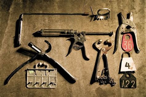 Vintage Tools Disassembled Display