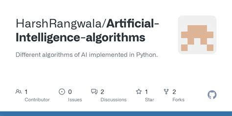 Github Harshrangwala Artificial Intelligence Algorithms Different Algorithms Of Ai