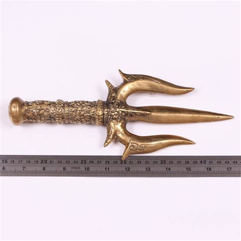 Trisula Kuning Emas Gudang Pusaka Keris Tosan Ajikeris Tombak Badik