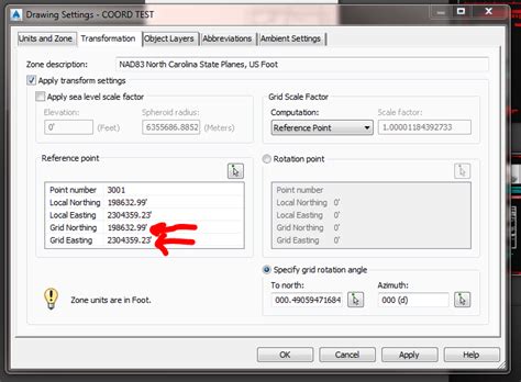 solved c3d coordinate transformation autodesk community