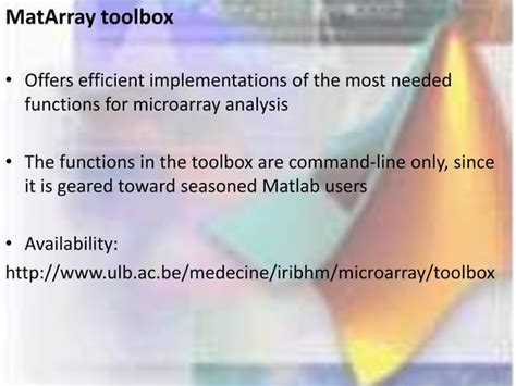 Matlab Bioinformatics Tool Box Pptx