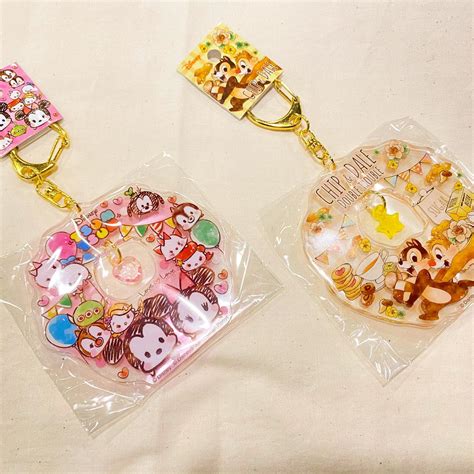 부산 꽃 하니 💟 디즈니 아크릴 키링🔑 투명하고 단단한 아크릴소재의 캐릭터 일러스트가 그려진